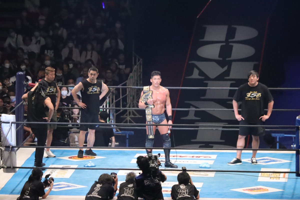 KAKUTOLOG📶プロレス/格闘技カクトウログ on Twitter: "9 #njpw #njDOMINION 大阪城 IWGP世界ヘビー級 [挑戦者]辻陽太 (1/60) [第7代王者 ...