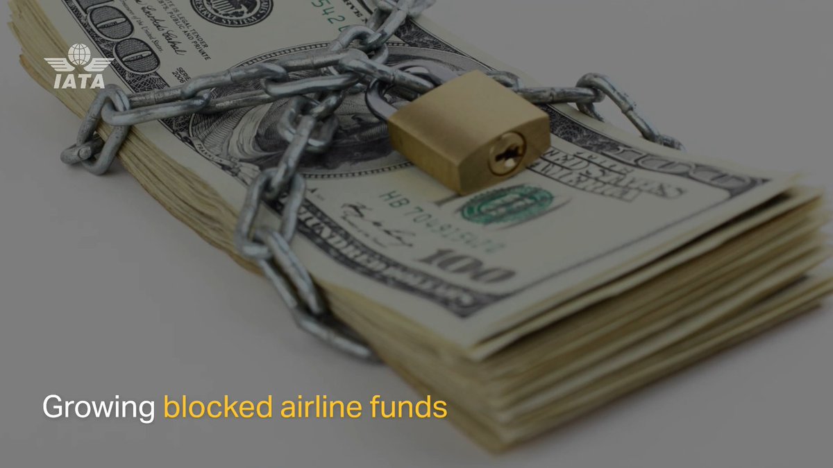 IATA on Twitter: "Airline blocked funds have risen by 4️⃣ 7️⃣ % in the last 12 months to reach ...