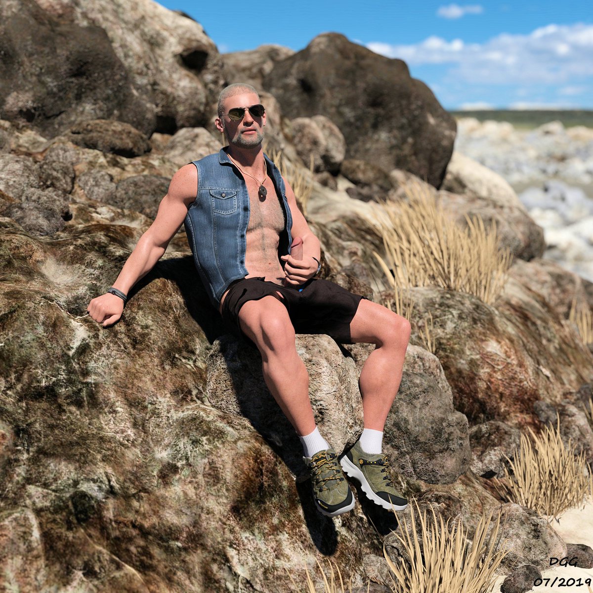 Gay Fantasy Art Cgi On Twitter On The Rocks