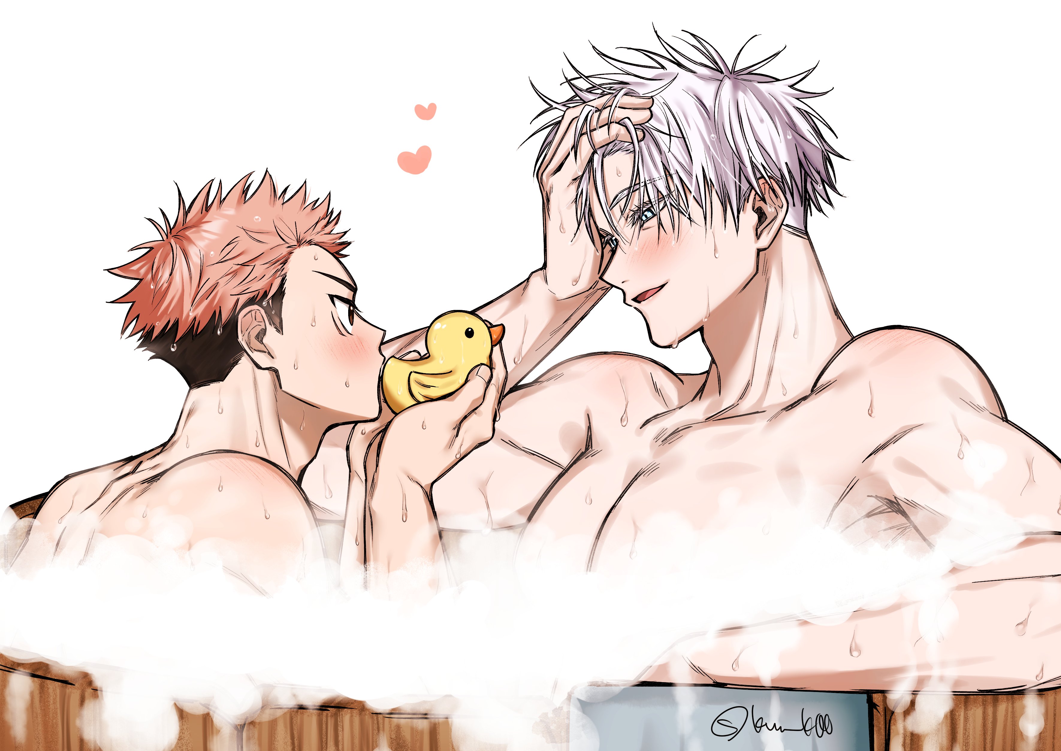 サトイモ on Twitter: "6/25新刊サンプル 「仰げば尊し僕らのリーベ」五悠/B5/70P/R18/会場頒布価格1,000円(カード2種付) 現代DKパロ。キャラ的には呪専のふたり ...