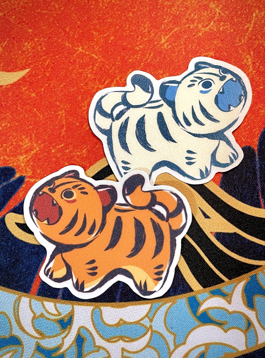 「Bringing these Hariko no Tora stickers b」|⛩Sherms⛩ @ Doujima F35のイラスト