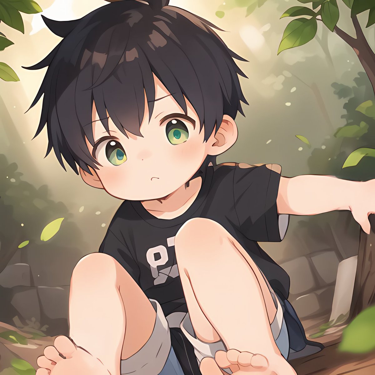 三三三十 on Twitter: "可爱的光脚小男孩 #pixiv https://pixiv.net/artworks/108738884…"