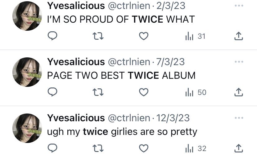 acknowledged by TWICE 🩵 on Twitter: "Bitch you listen to her all the mfing time…. Stfu"