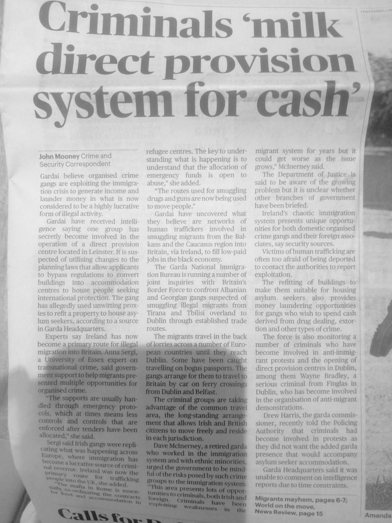 Irish Freedom Party On Twitter Open Bordersirelands Chaotic Immigration System Presents