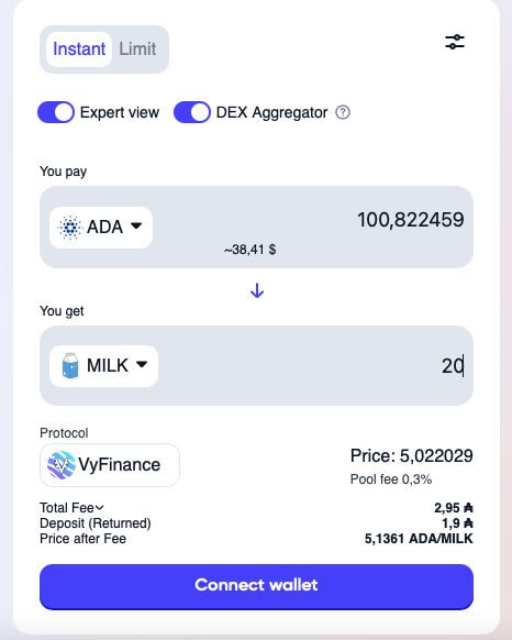 MuesliSwap 🥛 | Hybrid DEX on Cardano on Twitter: "🚀 Exciting news! VyFinance DEX protocol is now ...