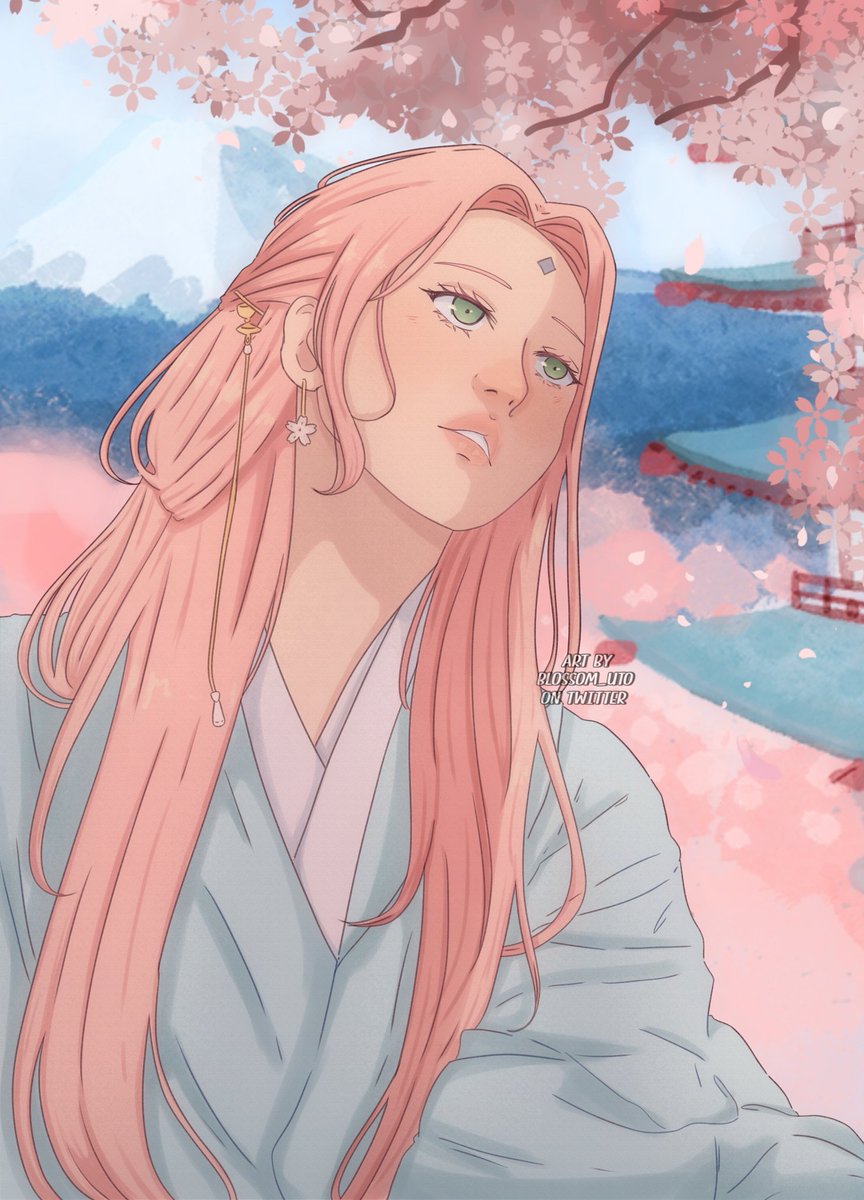 On Twitter Rt Blossom Uto — Sakura Haruno Fanart 🌸🩷 Sakuraharuno