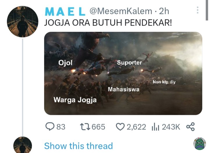 Tanyarl ㅡ CEK PINNED TWEET ⚠️ on Twitter: "💚 guys di Jogja lagi ada kerusuhan apa? sender udh ...