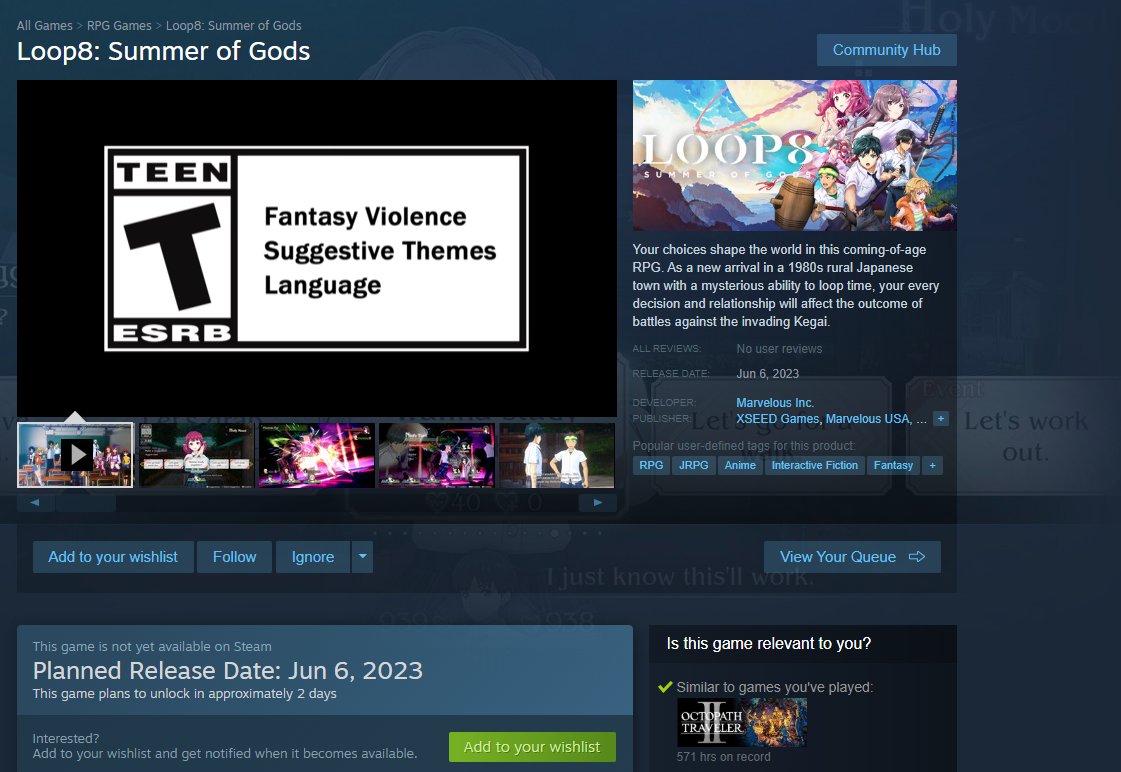 imighyrespondtoyou? on Twitter: "lets fucking go LOOP 8 #LOOP8 ALSO #OctopathTraveler2 LETS ...