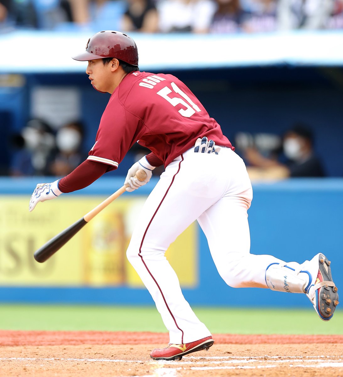 サンスポ×EAGLES on Twitter: "【ヤクルトｰ楽天】 4日、5回と7回に安打を放った小郷裕哉選手は9回にも内野安打を放ち、2試合連続3安打のの猛打賞。https ...