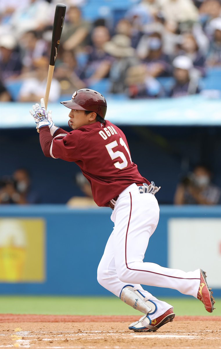 サンスポ×EAGLES on Twitter: "【ヤクルトｰ楽天】 4日、5回と7回に安打を放った小郷裕哉選手は9回にも内野安打を放ち、2試合連続3安打のの猛打賞。https ...