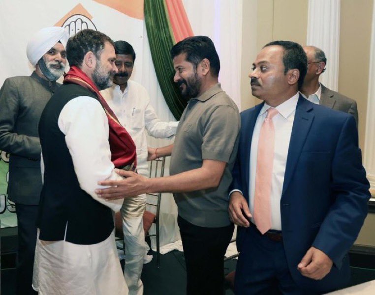 Telangana Congress on Twitter: "TPCC President @revanth_anumula garu with @RahulGandhi garu ...