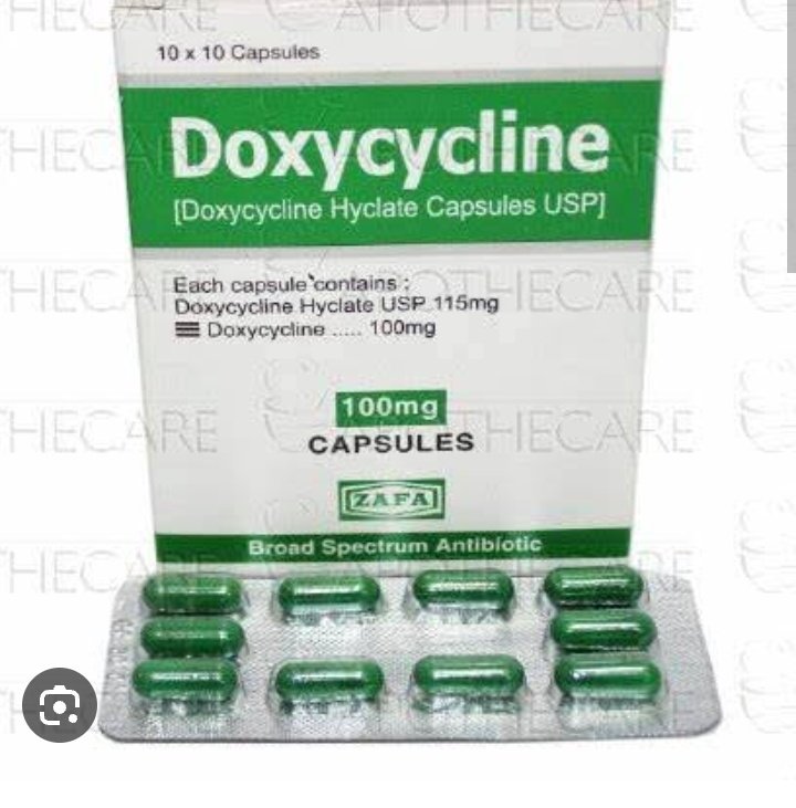 Dr Munyi Moses On Twitter This Is Doxycycline Take It Before Sex