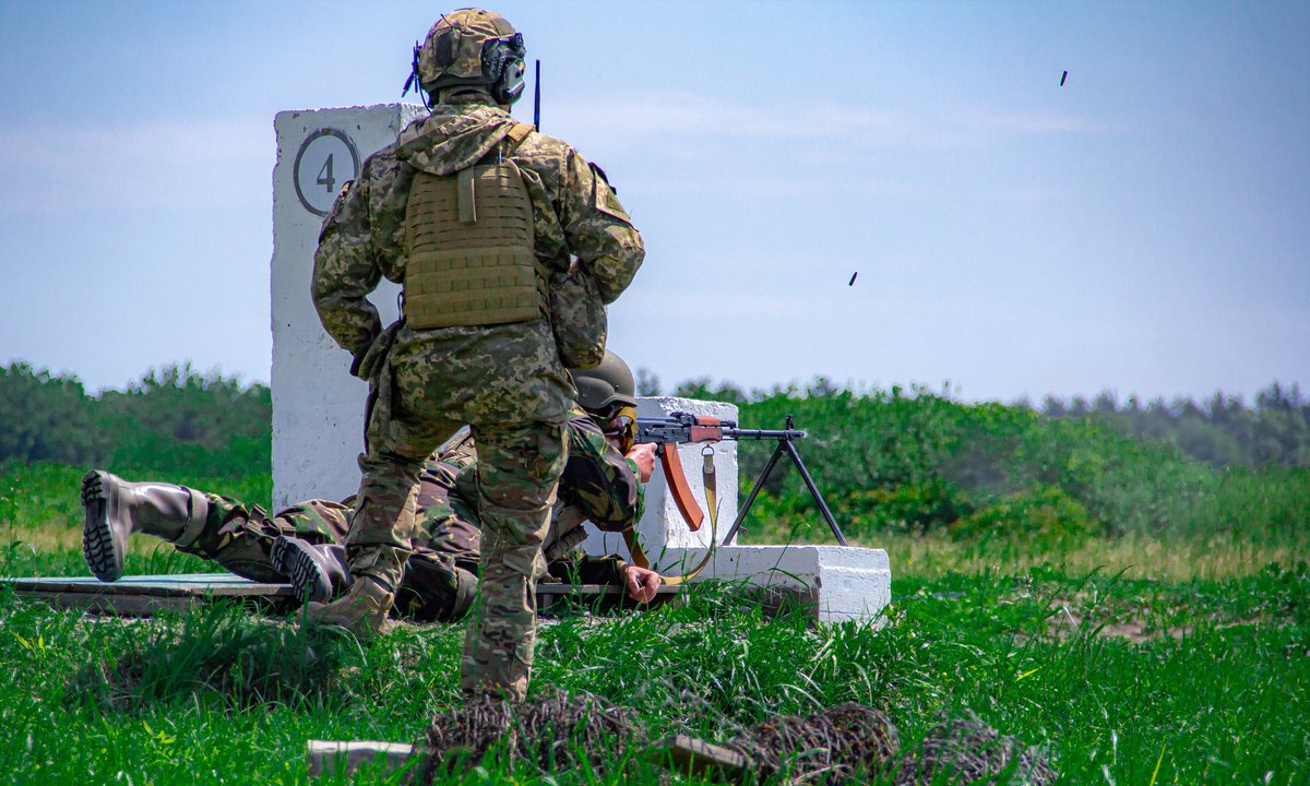 MilitaryLand.net on Twitter: "📷Soldiers of Ukrainian 32nd Mechanized Brigade at the training ...
