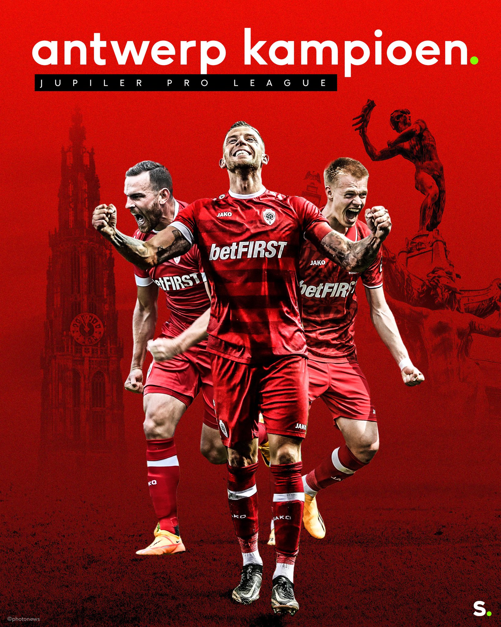 sporza on Twitter: "Antwerp is na 66 jaar opnieuw kampioen van België na een sensationele ...