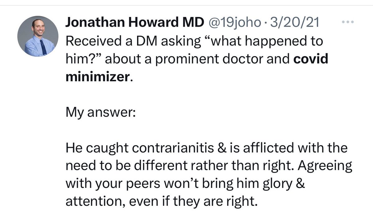 Jonathan Howard MD on Twitter: "The important word wasn’t “mature.” The important word was ...