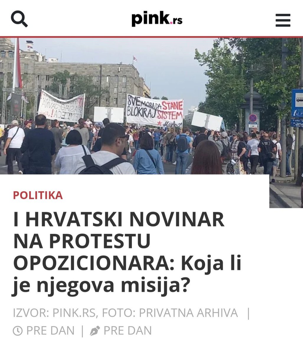 Domagoj Margetic on Twitter: "Dok se pinkić Mitrović pita koja je moja misija u Beogradu, za ...