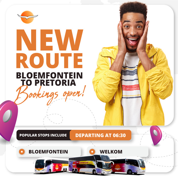 Intercape on Twitter: "NEW ROUTE ALERT! Hop on board for an unforgettable journey from ...