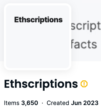 DEGEN NEWS 🗞️ on Twitter: "BREAKING: @EmblemVault'S VAULTED "ETHSCRIPTIONS" ARE BACK ON @opensea ...