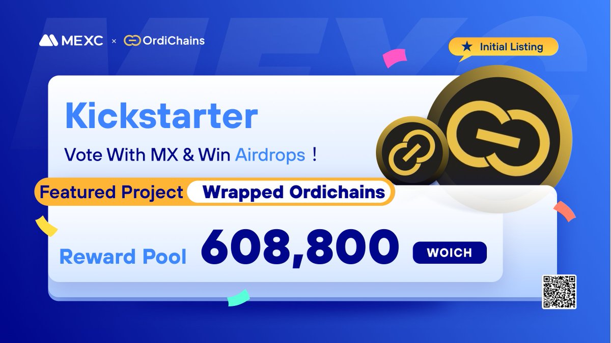 MEXC on Twitter: "The @OrdiChains Kickstarter is coming to @MEXC_Official! 🗳️Vote with $MX to ...