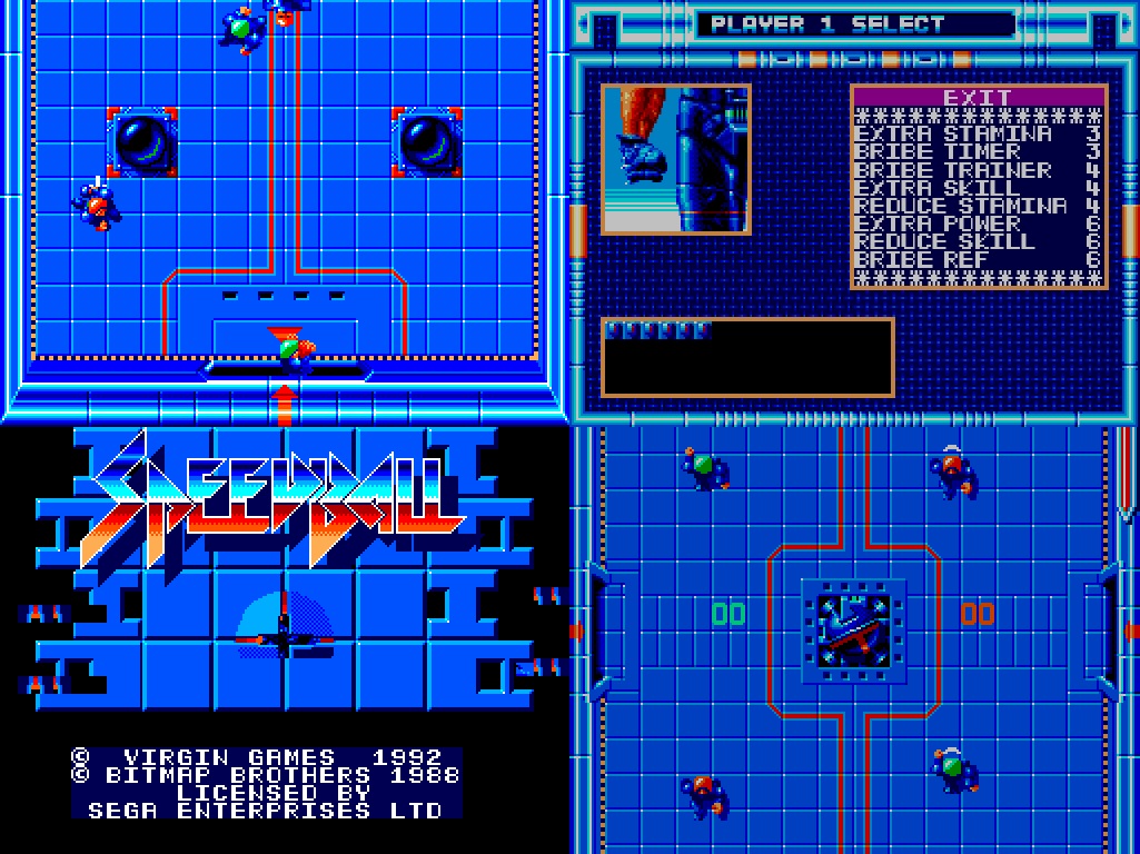 Retro Game Geeks on Twitter: "SPEEDBALL: In 1990 Sega gamers took part in a violent sport. A ...