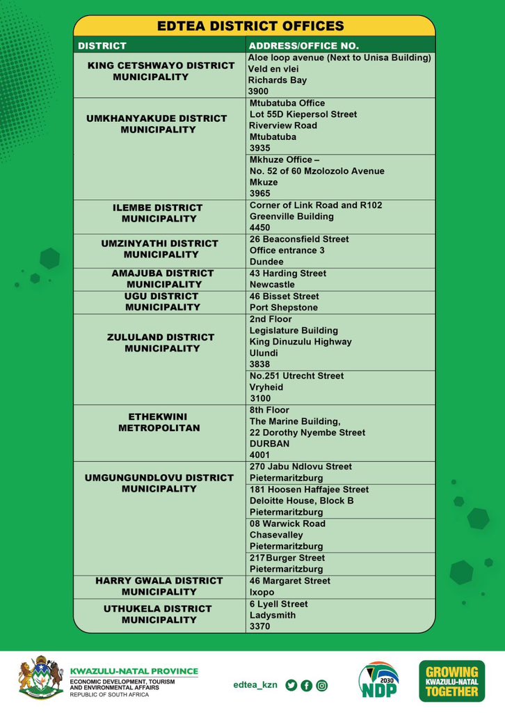 EDTEA KZN on Twitter: "‼️ FINAL CALL FOR APPLICATIONS ‼️ Applications for the renowned Operation ...