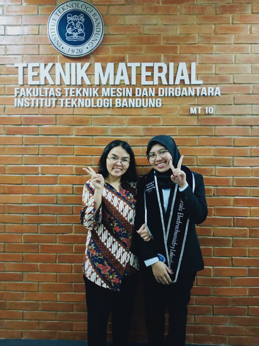 Materials Electrochemistry Lab ITB on Twitter: "Congratulations on Mei successful graduation and ...