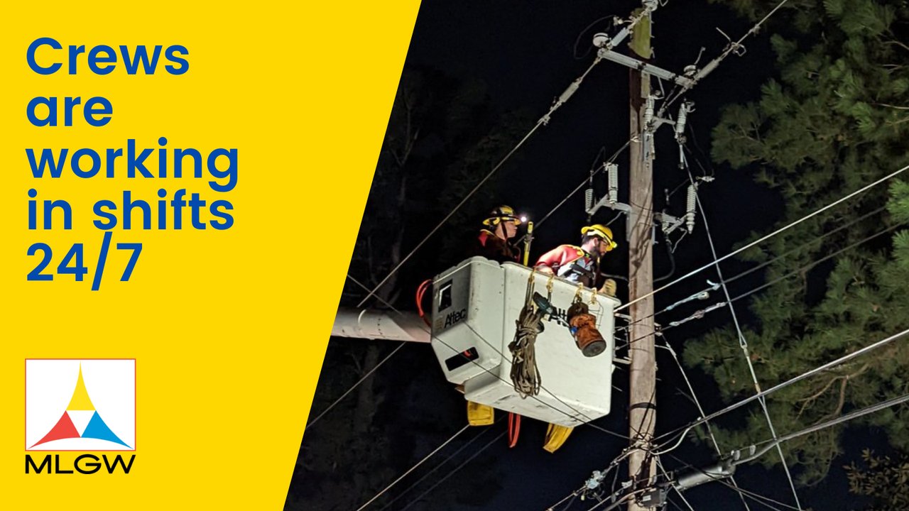 Mlgw On Twitter Mlgw Crews Are Making Progress Restoring Power As Of 6 Am There Are About
