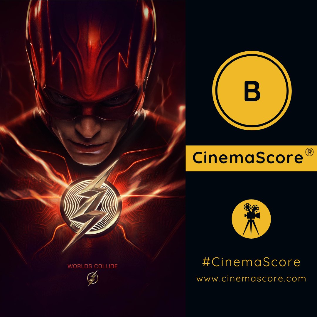 Portal Box Office 💵 on Twitter: "Eita!!! "The Flash" recebeu um B do público, no CinemaScore. É ...