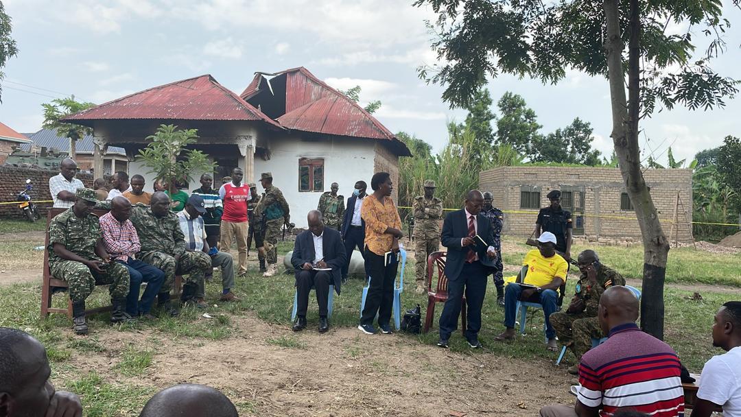 Christopher Kiiza on Twitter: "A team dispatched by President Museveni, led by Minister for ...