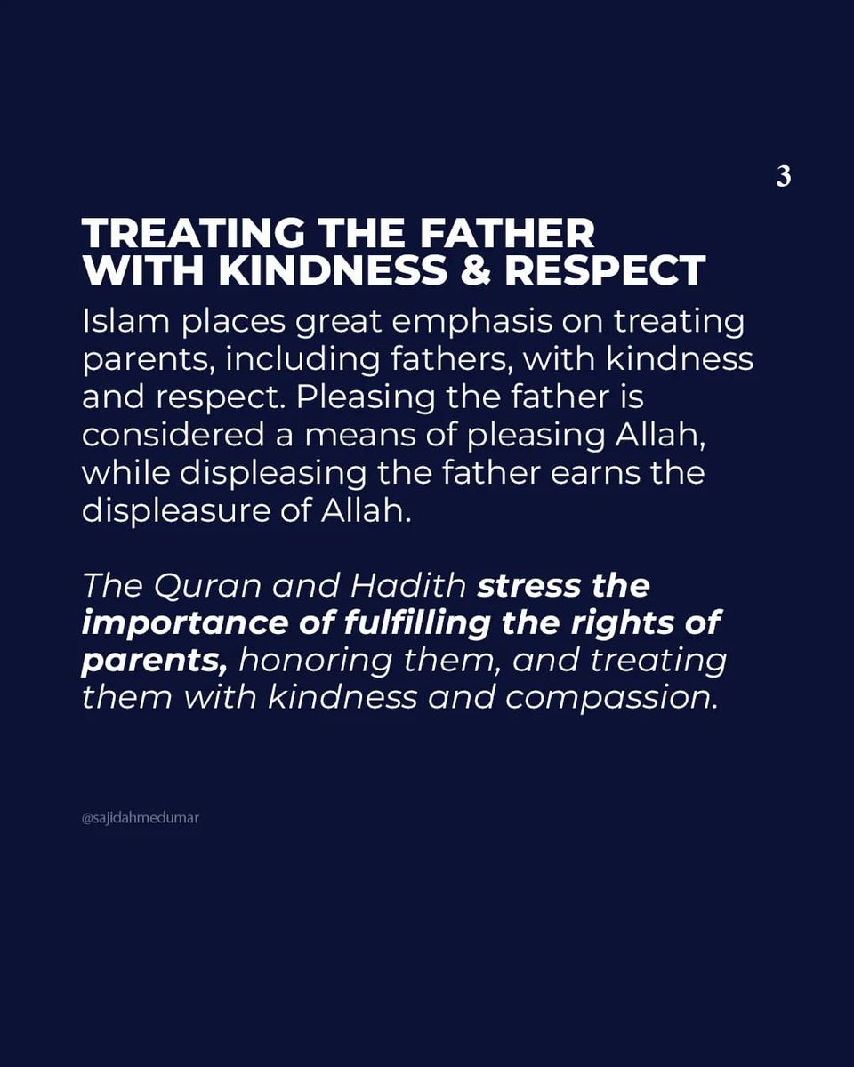 The Rights Of A Father In Islam... THREAD - Thread from Idris @7signxx ...