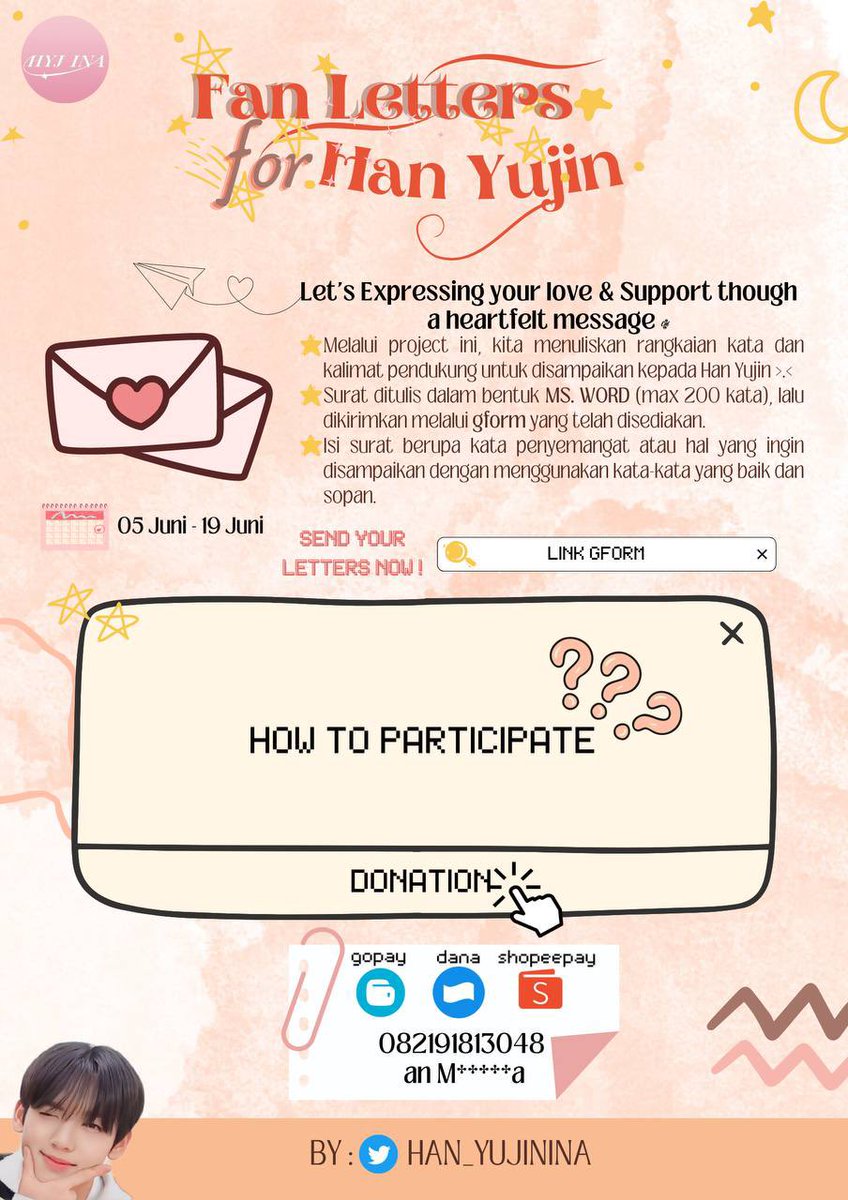 HAN YUJIN INDONESIA on Twitter: "D-2 Project debut Han Yujin. Pemberian Hadiah serta message ...