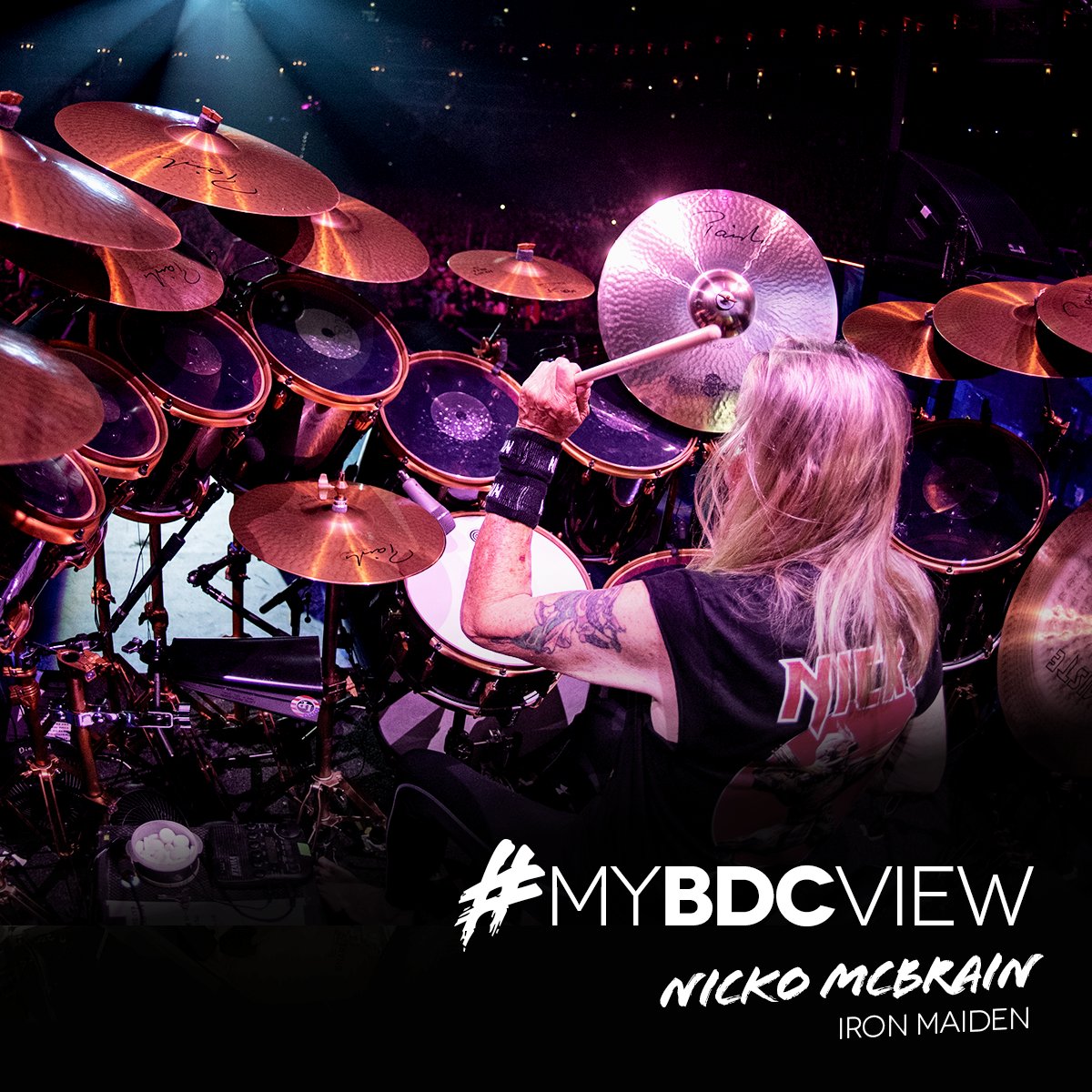 Nicko Mcbrain Drumkit