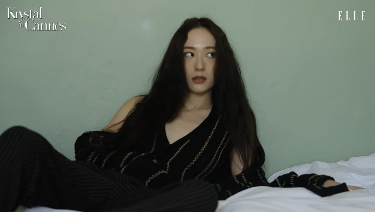 ؘ on Twitter: "krystal in cannes vlog with elle korea"