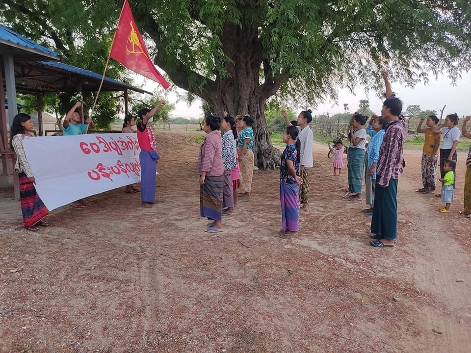 Khit Thit Media On Twitter လက်ပံတောင်းတောင်ဒေသ ပြည်သူများက စစ်အာဏာရှင် တော်လှန်ရေး ချီတက