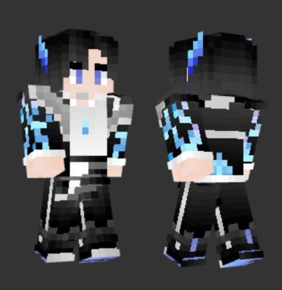 Blue Dragon Minecraft Skin