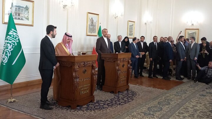 Iran Observer on Twitter: "Iranian Foreign Minister Hossein Amir-Abdollahian and his Saudi ...