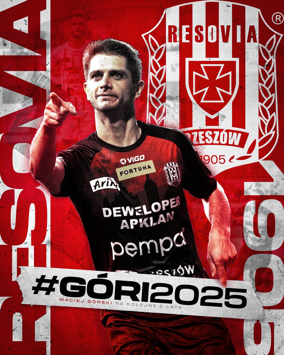 CWKS Resovia Rzeszów S.A. on Twitter: "ℹ️ Umowę z naszym Klubem przedłużył 33-letni napastnik ...