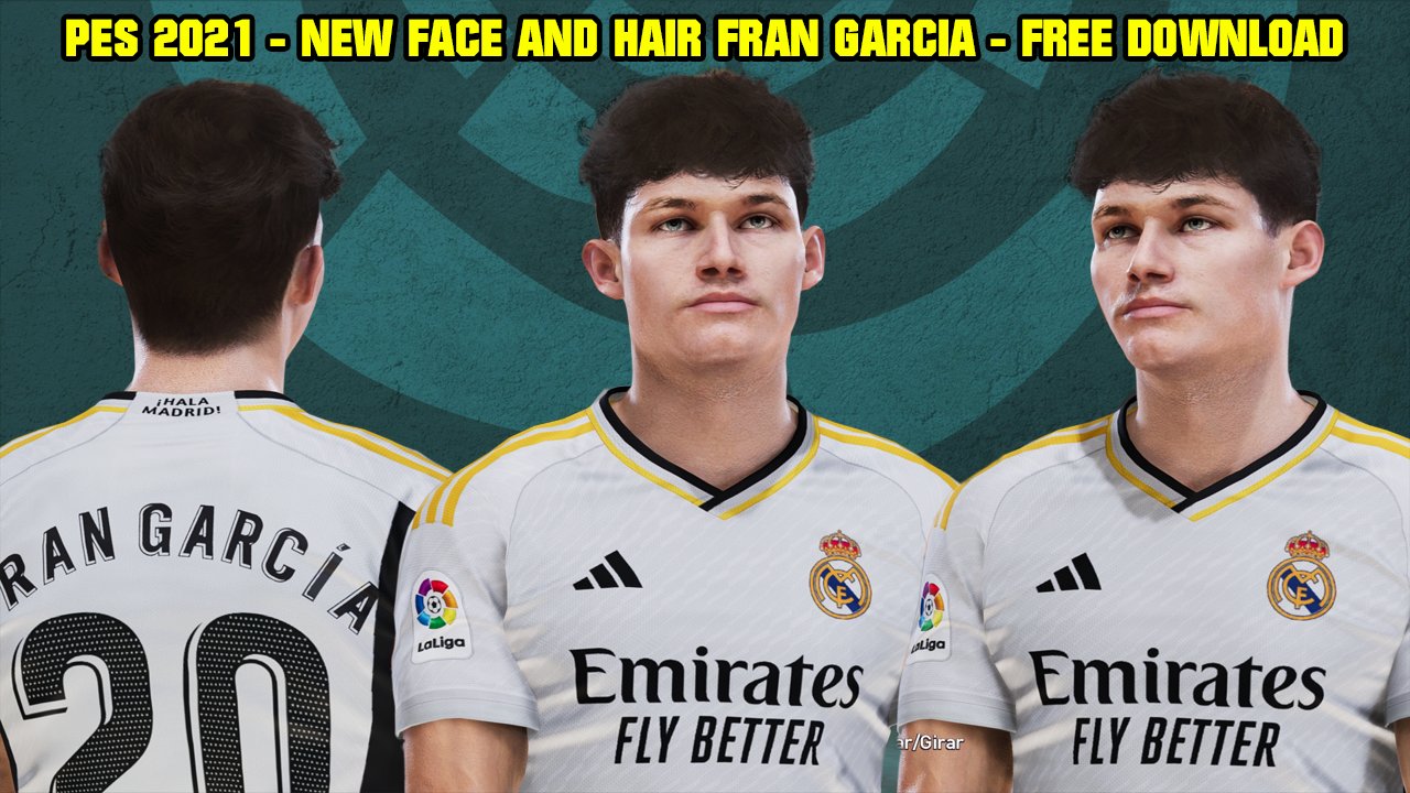 TudodePES on Twitter: "PES 2021 - NEW FACE AND HAIR FRAN GARCIA By: KODIGO FACEMAKER - 4K Vídeo ...