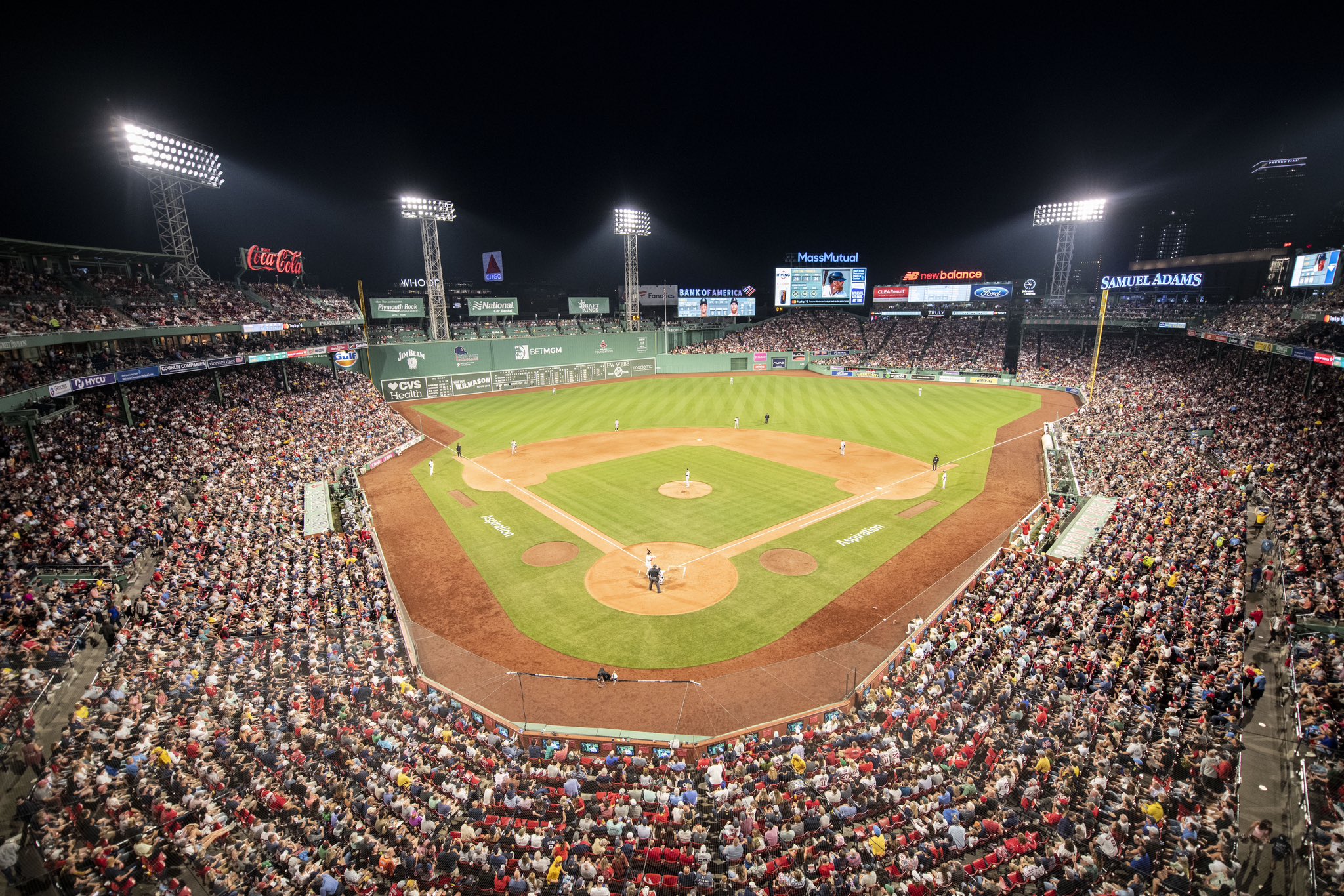 Fenway Park At Night Wallpaper