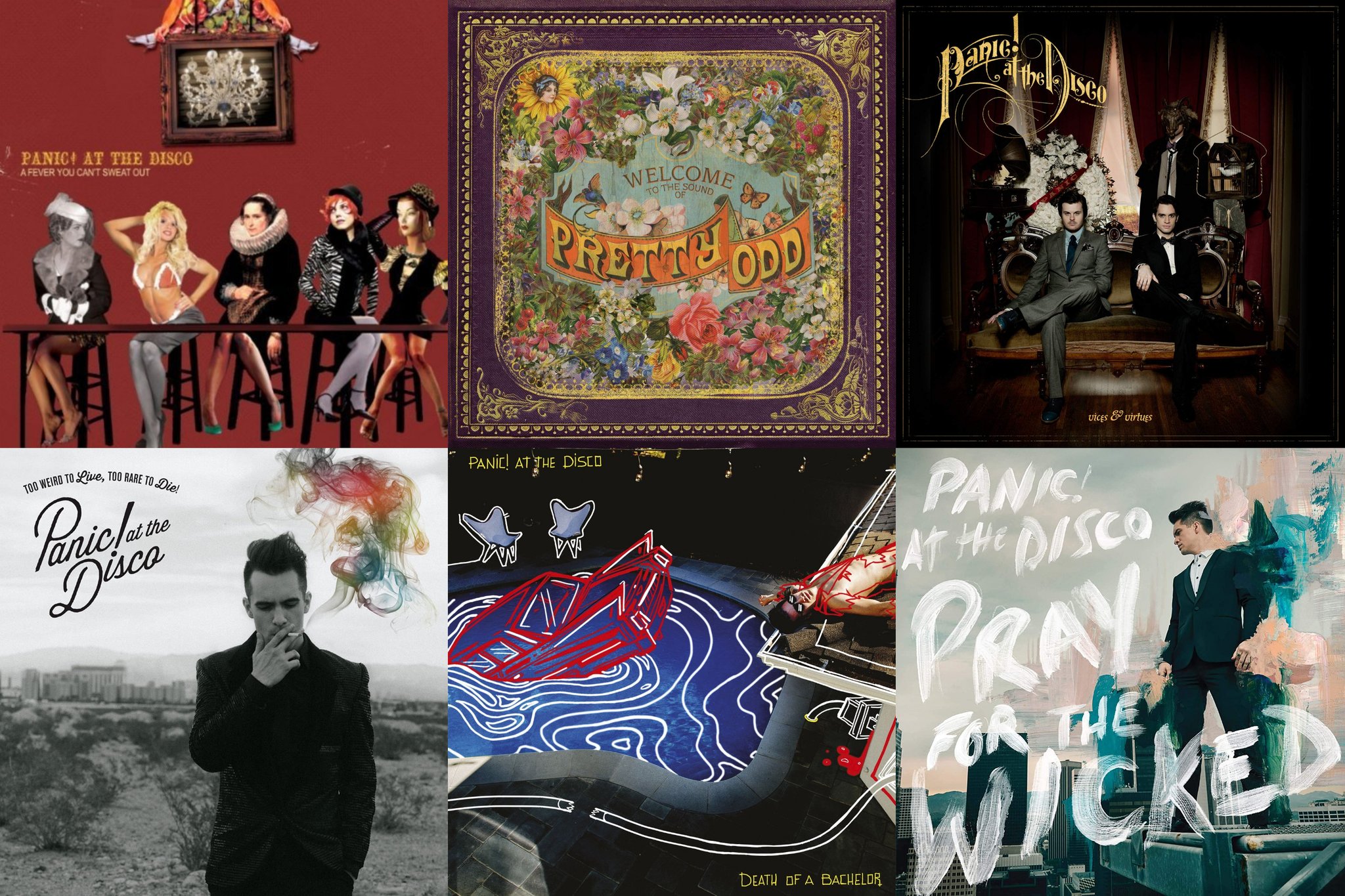 Too Weird To Live Too Rare To Die Album Cover Panic At The Disco