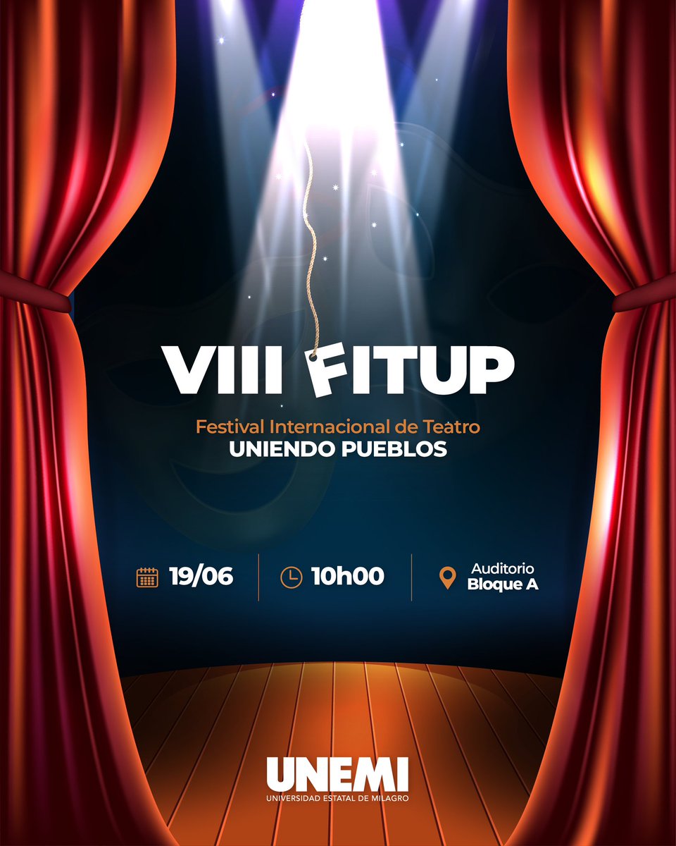 UNEMI ⎪ Universidad Estatal de Milagro on Twitter: "No te pierdas el VIII Festival Internacional ...