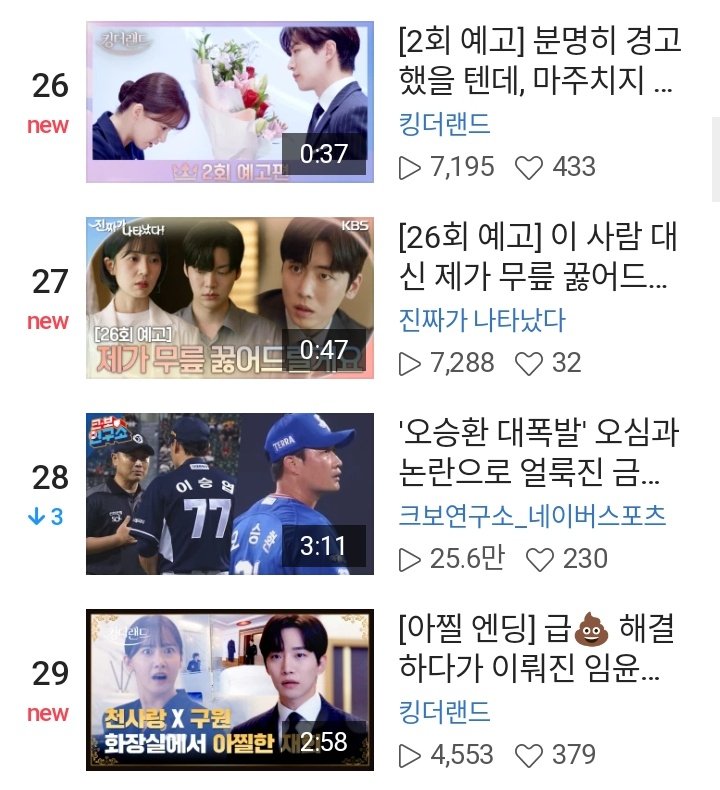 Cheon Sarang 👑 on Twitter: "RT @YOONADDICTcom: Climbing up the NAVER popular videos list 🥳🥳 ...