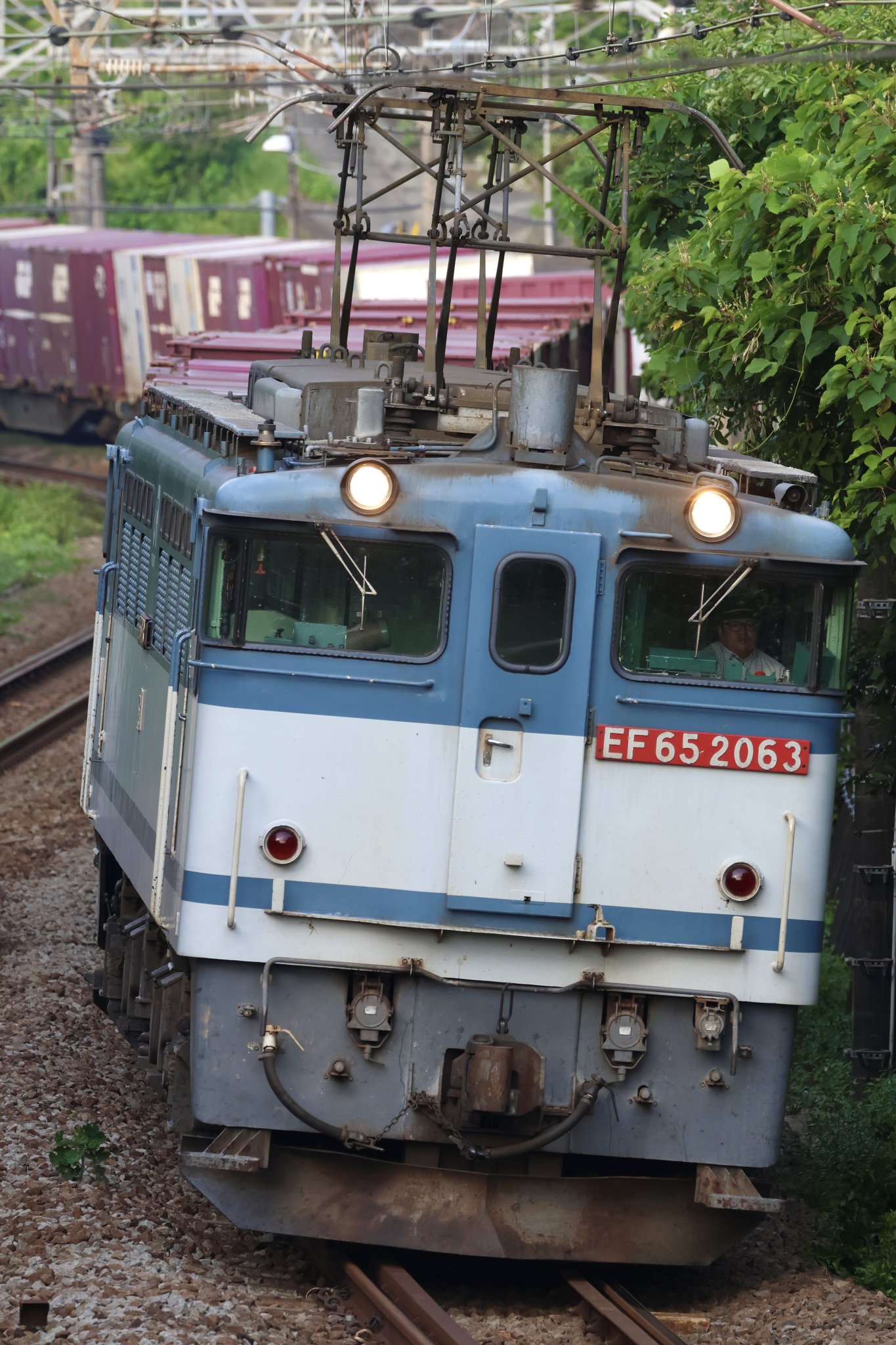 こじ太郎 on Twitter: "2023.6.18 5086レ EF65 2063+コキ https://t.co/zGTl1EusGD" / Twitter