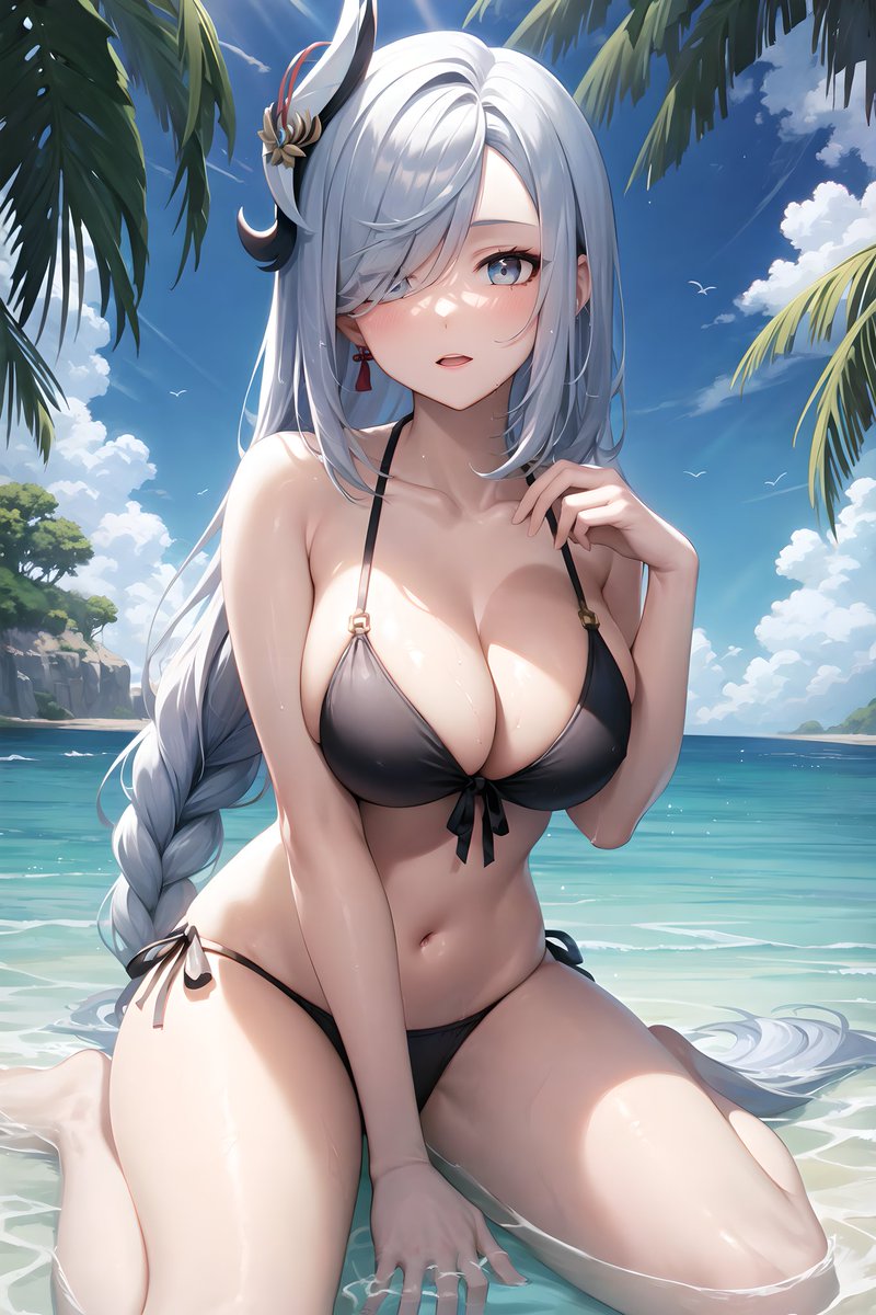 Genshin Impact Waifu on Twitter: "Shenhe 🤍 #原神 #GenshinImpact #Shenhe #申鹤"