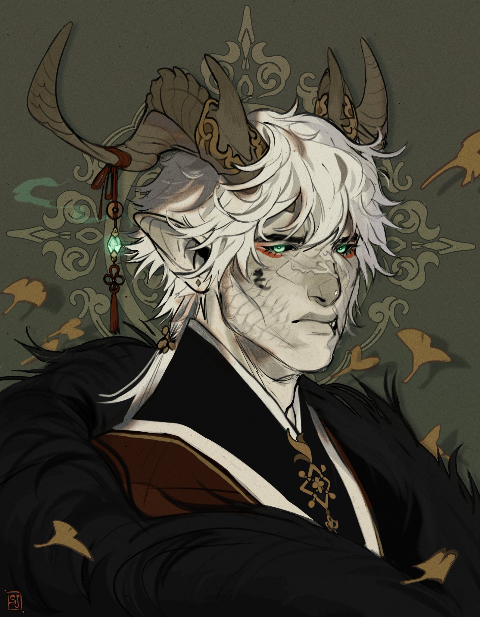 Anime Guy With Horns