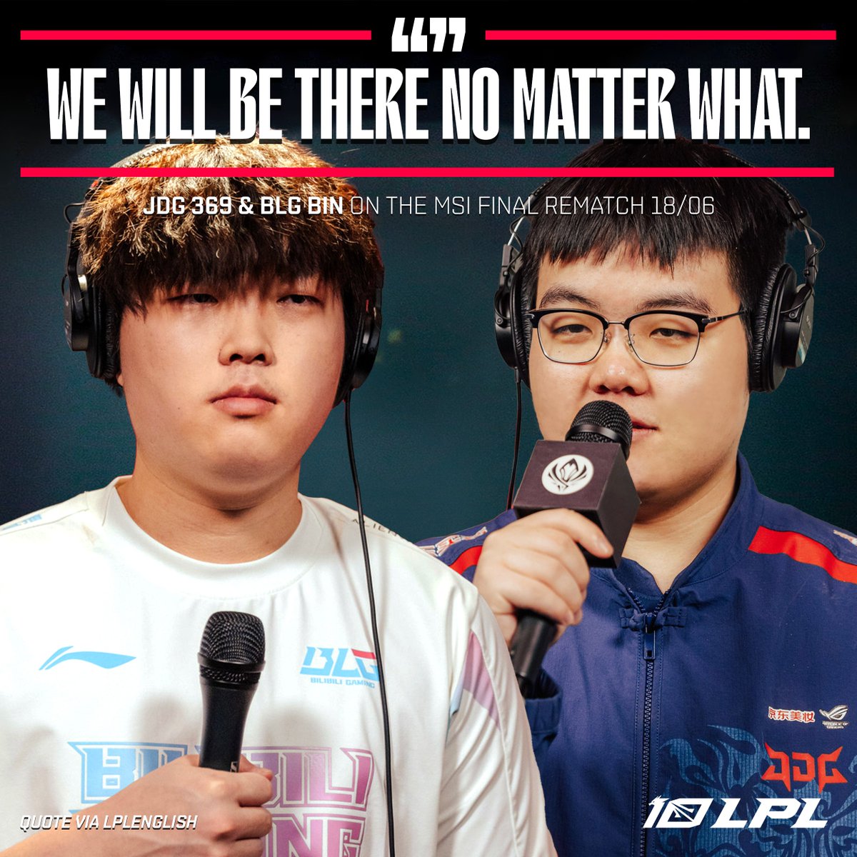 LPL on Twitter: "And they will. Join us for the @BilibiliGaming vs @JDGaming match at approx ...