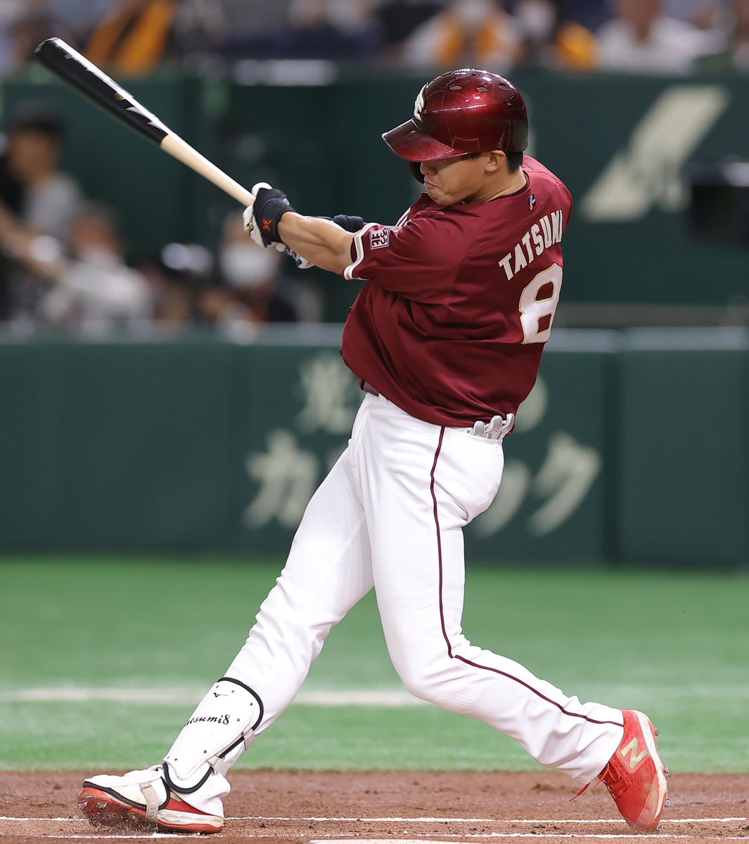 EYE on Twitter: "RT @Sanspo_EAGLES: 【巨人ｰ楽天】17日、1回に辰己涼介選手が右前打、2回には阿部寿樹選手が二塁打を放った。 https://sanspo ...