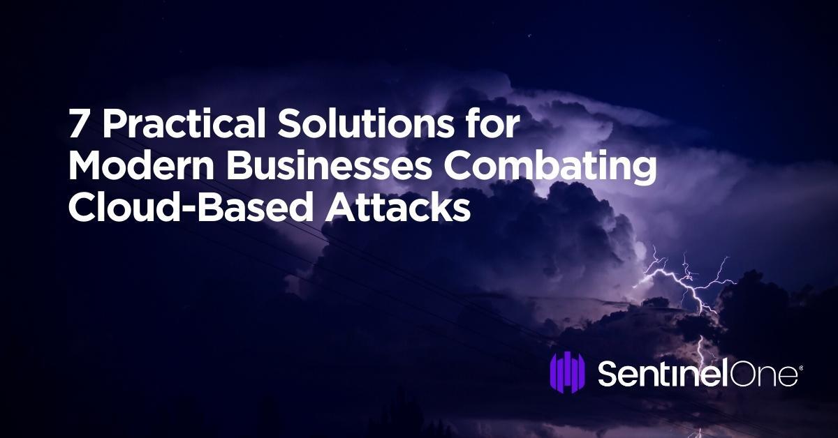 SentinelOne on Twitter: "🌩️ 45% of breaches started with a cloud-based cyber attack, according ...