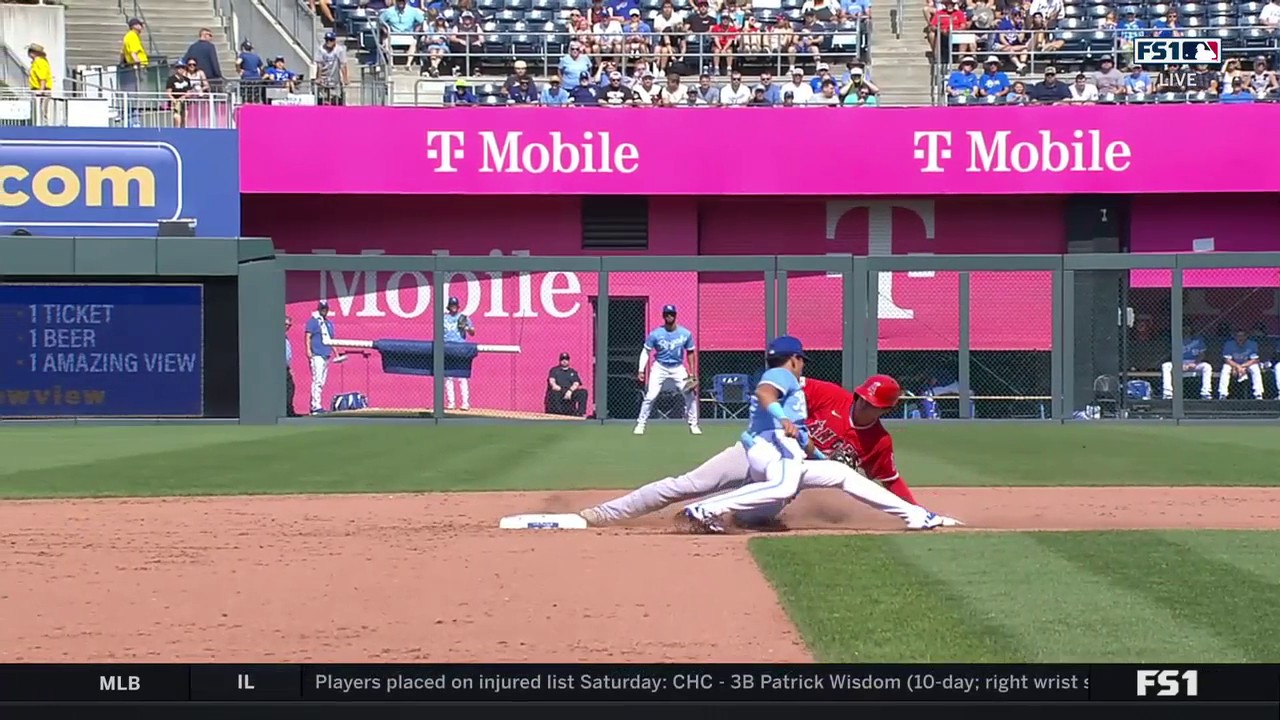 FOX Sports: MLB on Twitter: "Safe or out? 📺: LAA vs KC on FS1 https://t.co/6Zj1tlTFyY" / Twitter