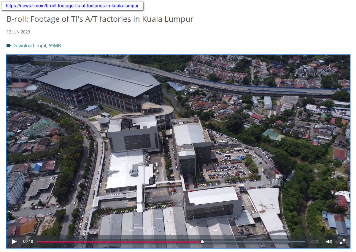 OGAWA, Tadashi on Twitter: "=> "Texas Instruments to expand manufacturing operations in Malaysia ...